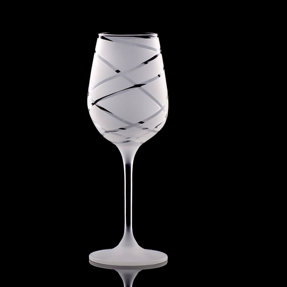 Bestill håndgravert Vinglass Sonata med dekor